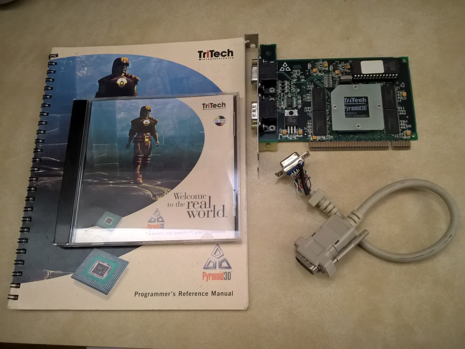 BitBoys Prototype 3d Accelerator, WORKING, Pyramid3D TR25202