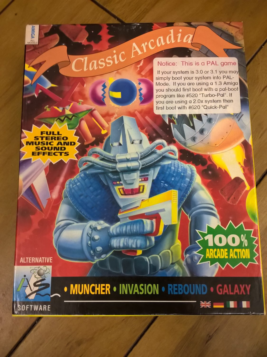 Classic & Baby Arcadia For Commodore Amiga, NEW OPEN BOX, Alternative