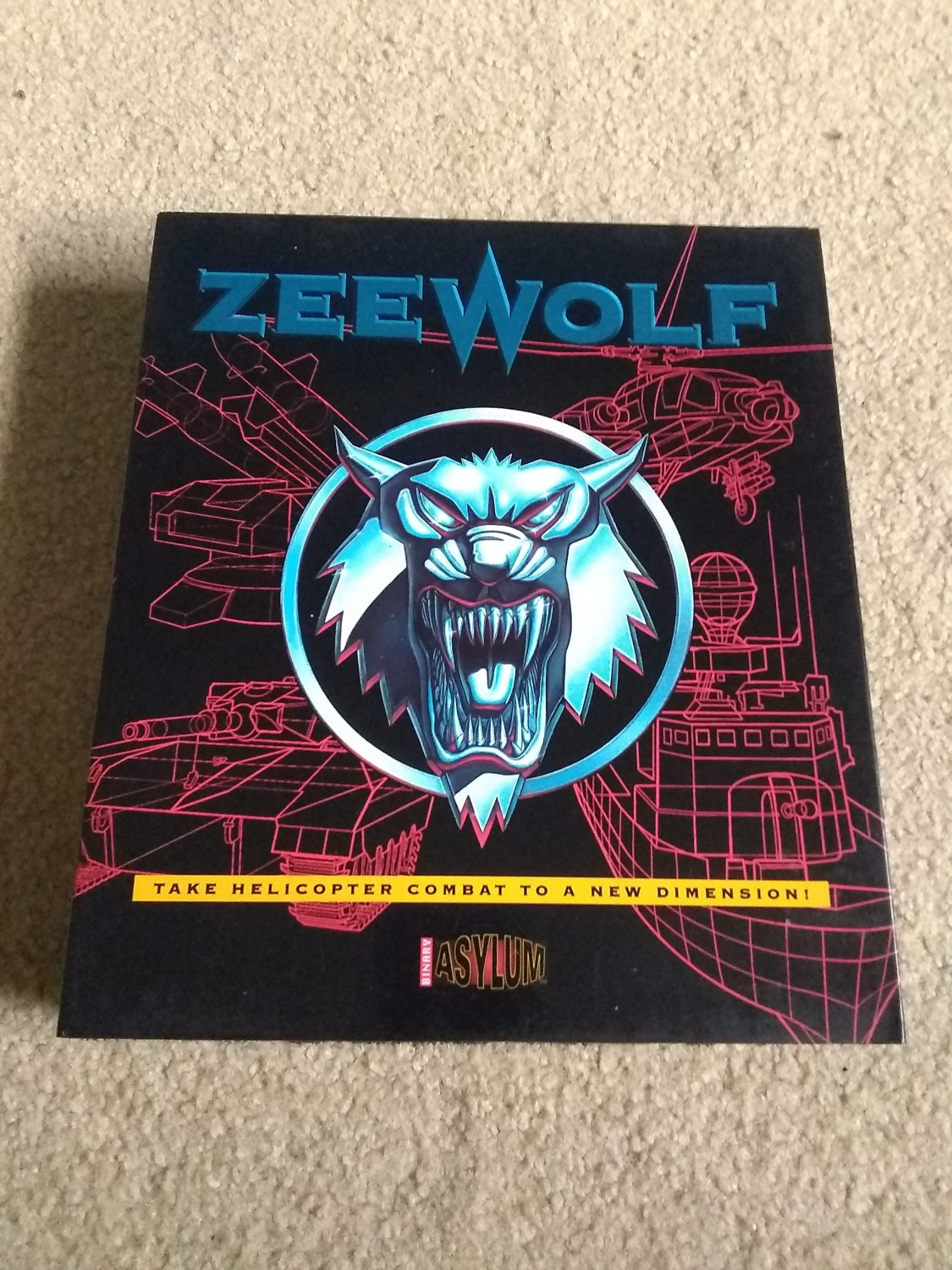 ZeeWolf For Commodore Amiga, NEW OPEN BOX, Asylum