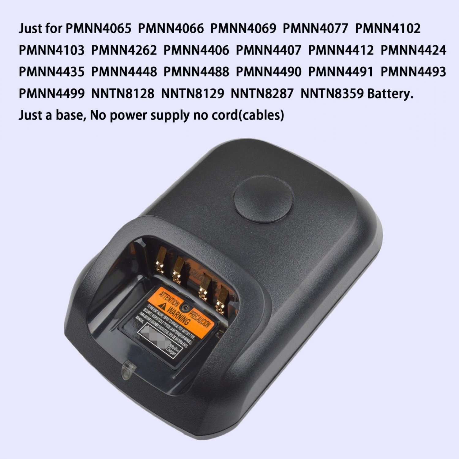 WPLN4232 Charger Base no power supply for Motorola PMNN4406 PMNN4407 ...