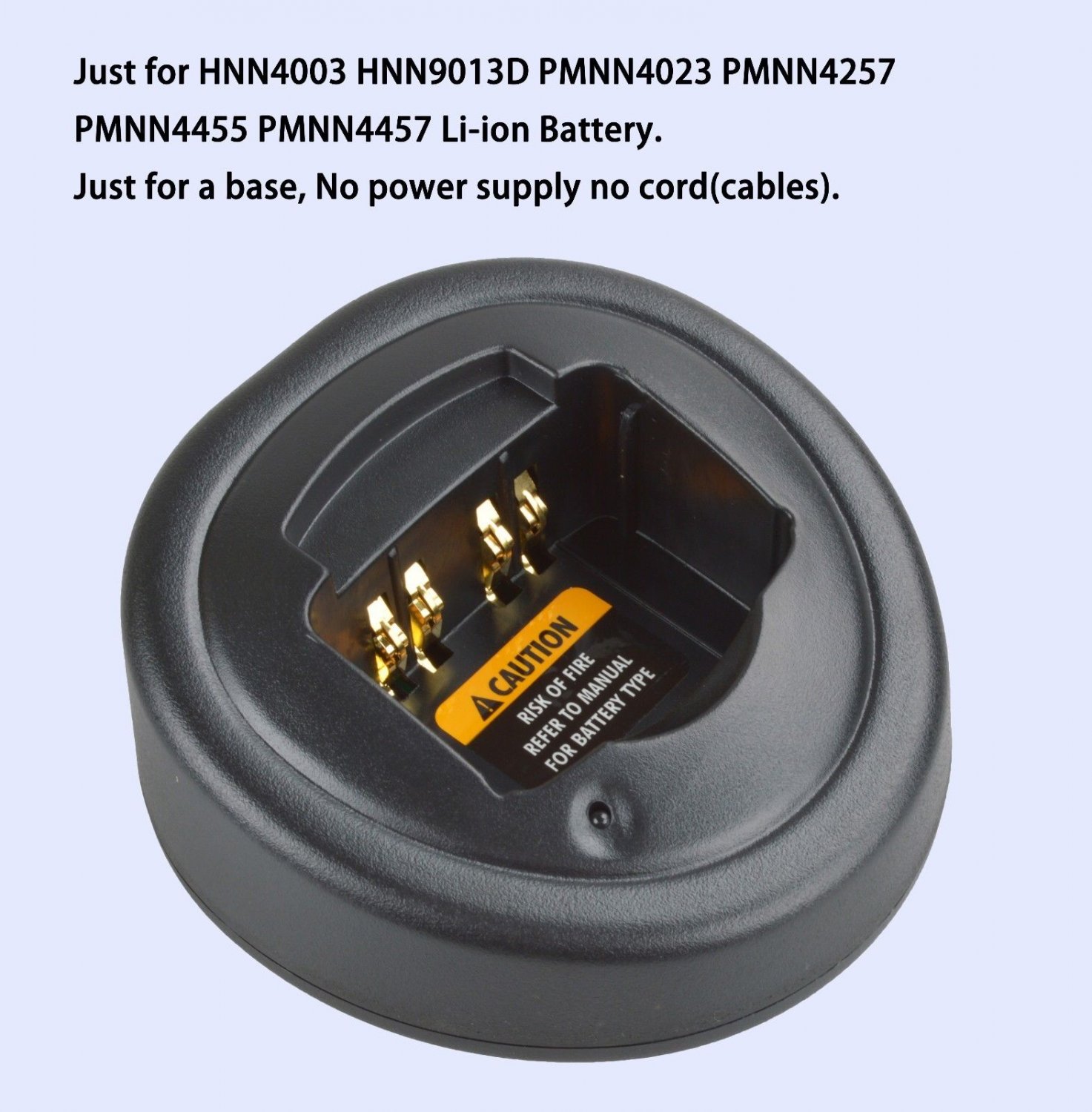 WPLN4107BR Li-ion Charger Base no power supply for Motorola PRO5350 PRO5450