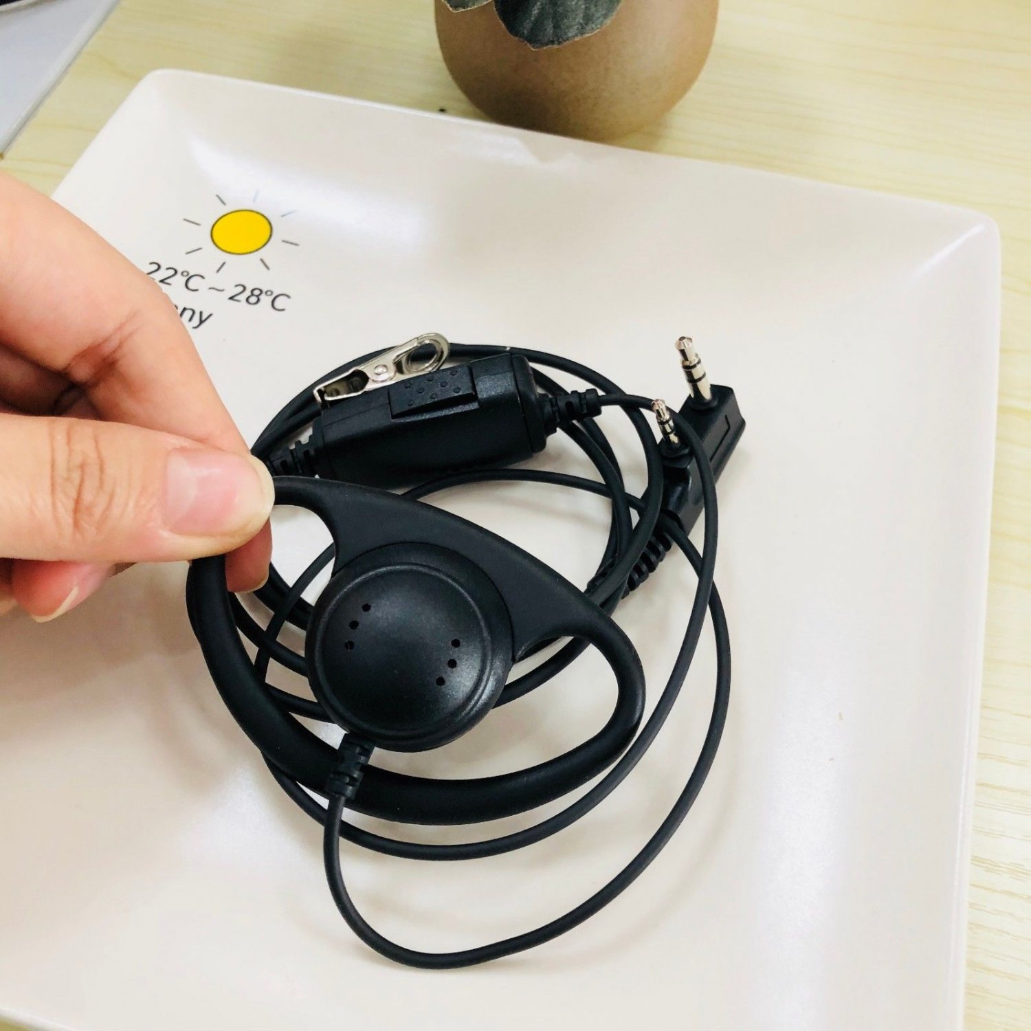 D Style Shape Earpiece mic For Kenwood TK2160 TK2170 TK2200 NX220 ...