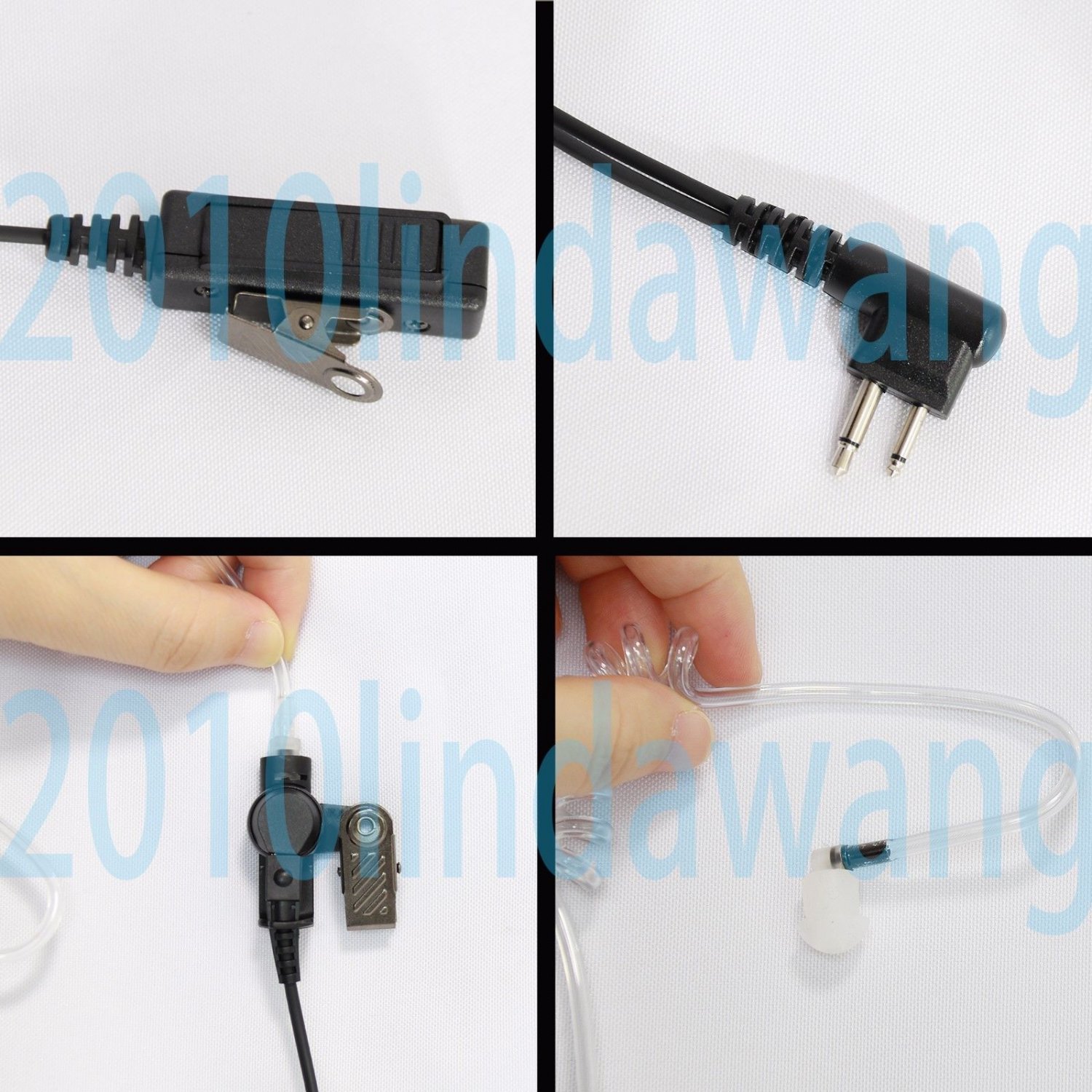 FBI Surveillance Earpieces For Motorola Mag One A6 A8 A10 A11 A12 Q5 Q9 ...