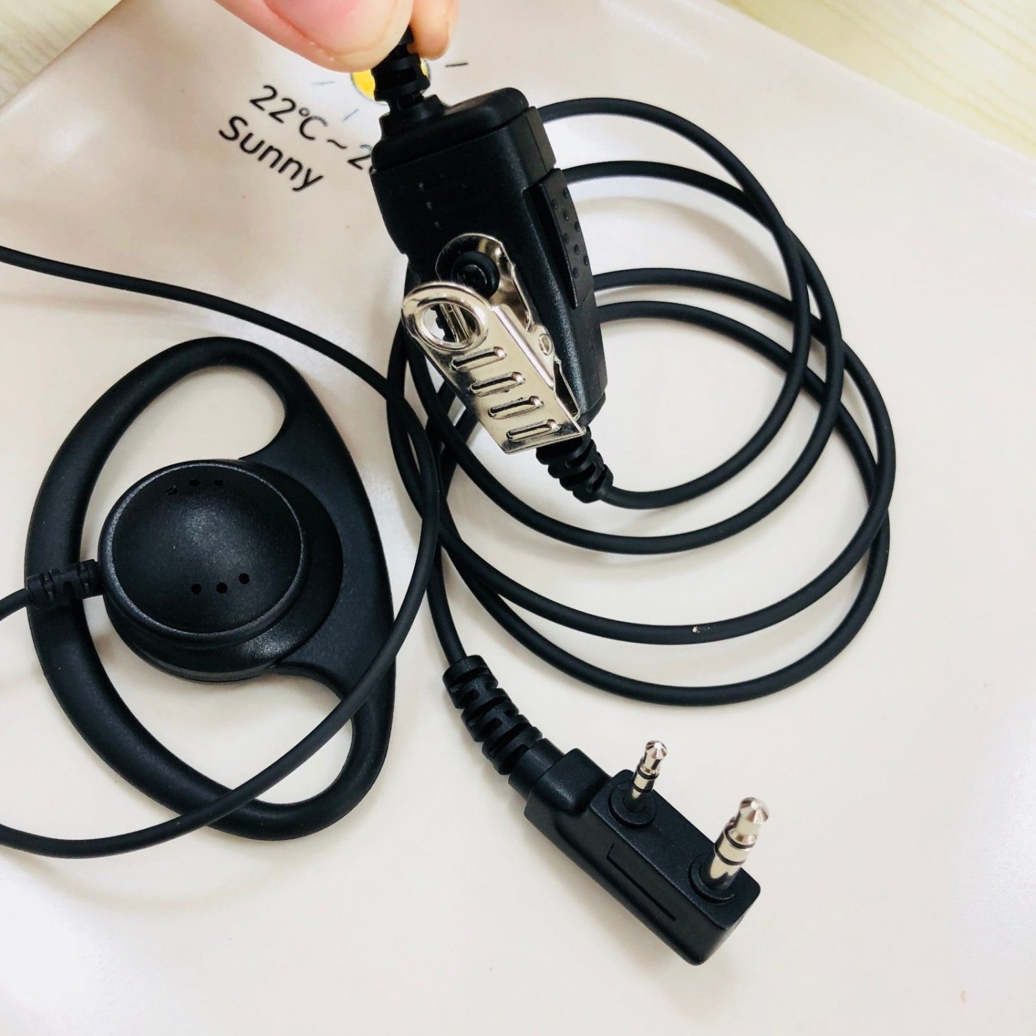 D Style Shape Headset Earphone For Kenwood TK372G TK2160 TK3160 ...