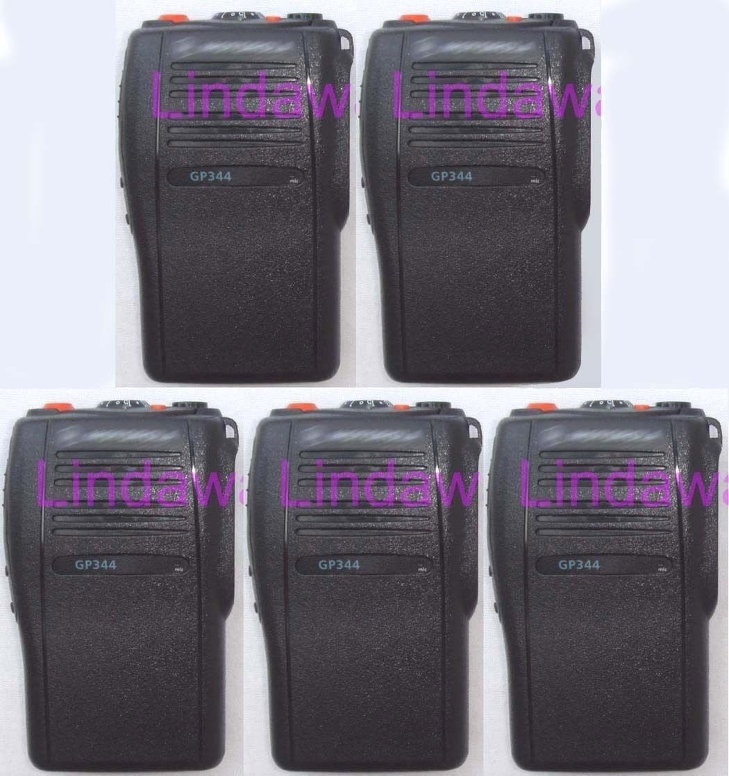 5x Black Replacement Repair Kit Case Housing for Motorola GP344 ...