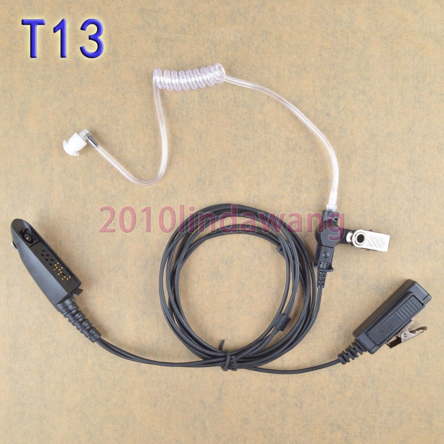 Palm Mic Headset Earpiece for Motorola PR860 HT750 HT1250 HT1550 ...