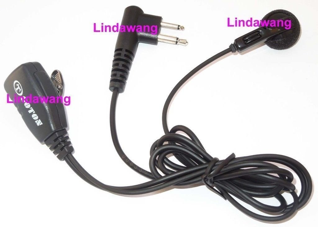Earbud Headset Earpiece For Motorola GP88 GP308 RPO3150 GP2000 CP1200 ...