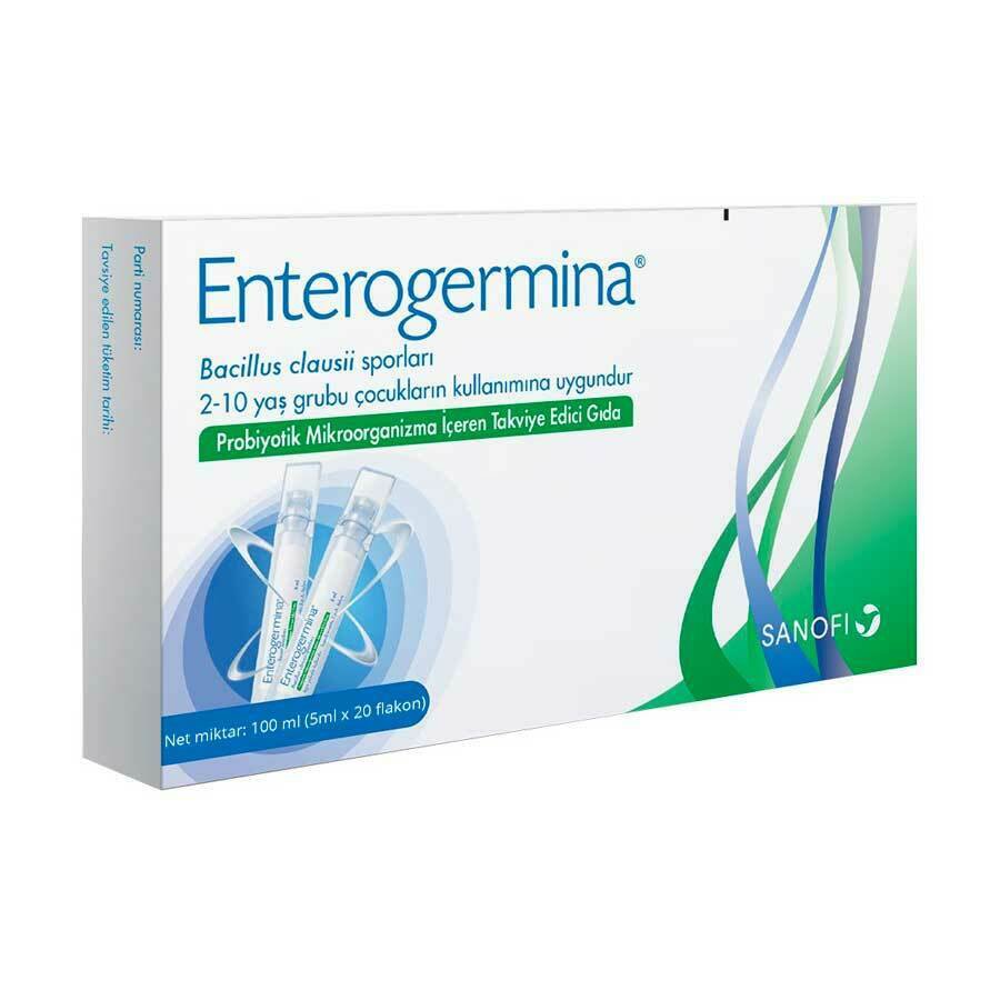 Enterogermina (20 VIALS)Bacillus Clausii Probiotic 2 Billion CFU/5mL ...