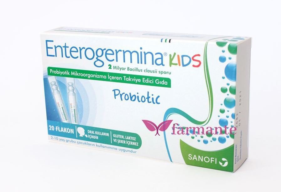 Enterogermina (20 VIALS)Bacillus Clausii Probiotic 2 Billion CFU/5mL ...