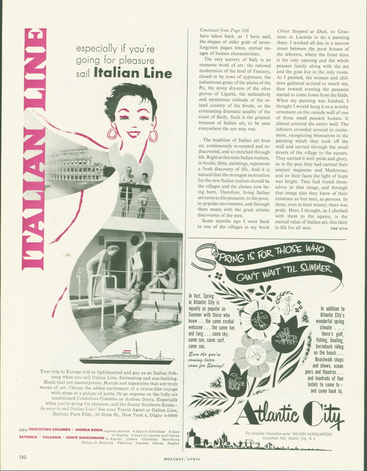 Come to Rhode Island Vintage Print Advertisement