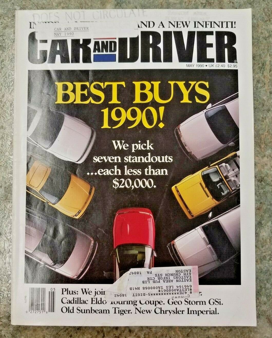 Car and Driver Magazine May 1990 Issue
