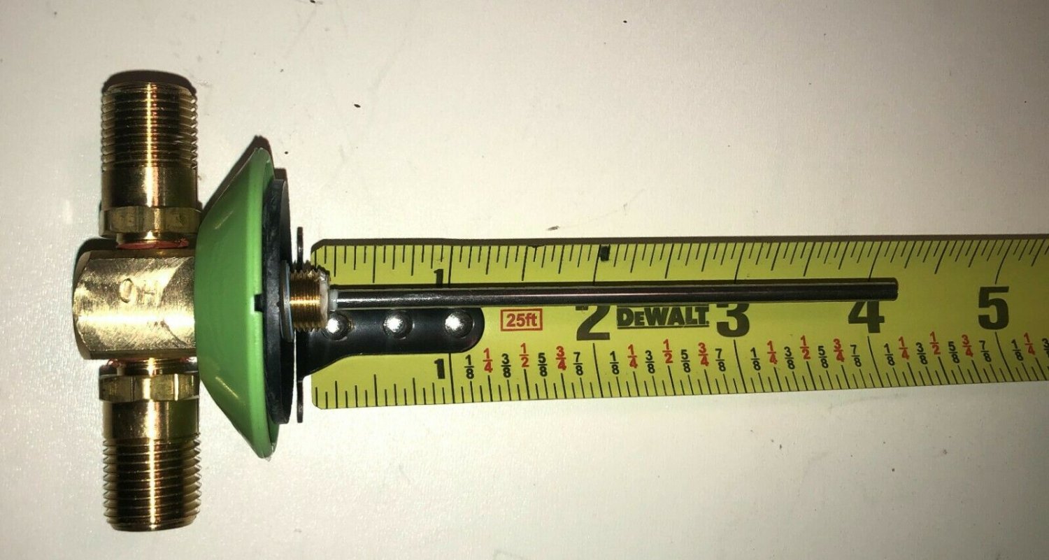 Meritor 31317-00 Tire Inflation System Thru Tee, Dual Wheels, 4" Long