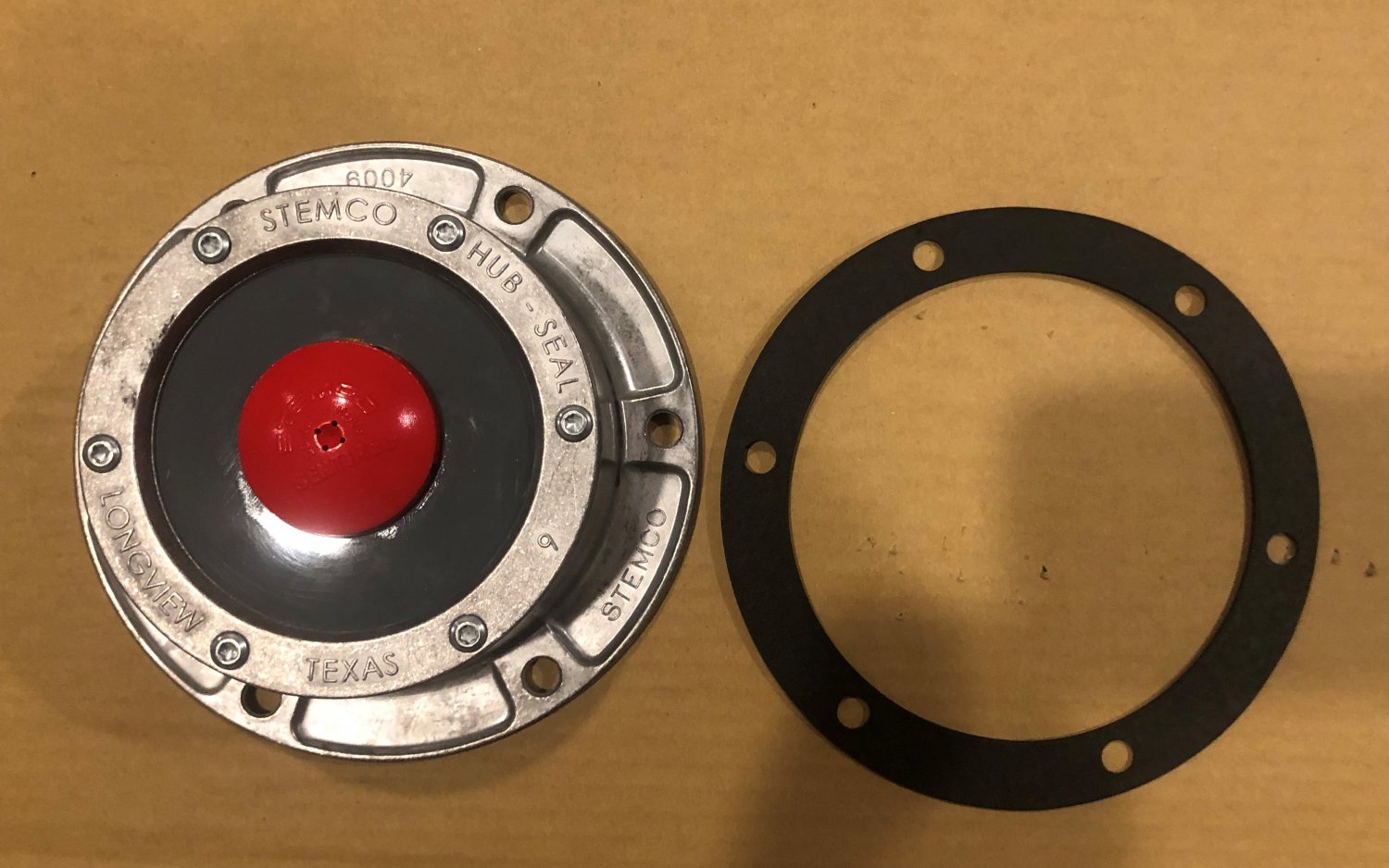 Original Stemco 349-4009 Sentinel Grease Hub Cap with Gasket