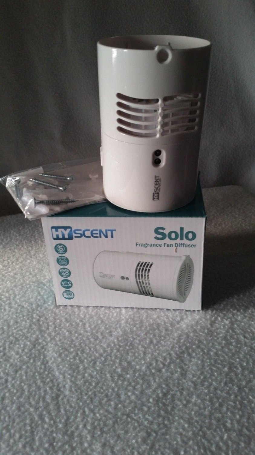 803111 Solo Hyso HYScent Fragrance Fan Difuser,White, for Essential ...