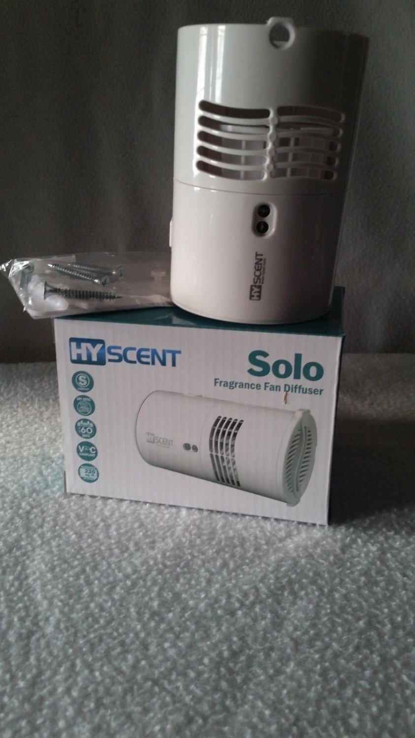 803111 Solo Hyso HYScent Fragrance Fan Difuser,White, for Essential ...