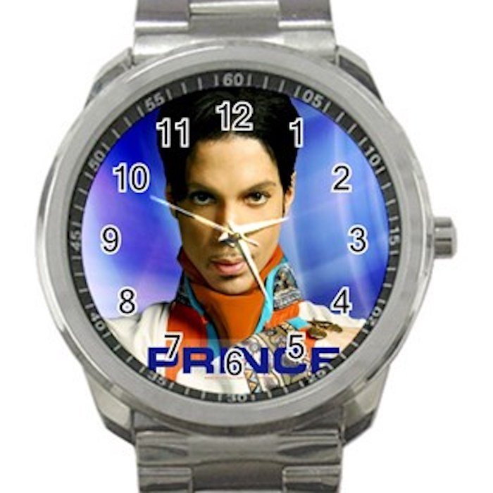 Late Prince Rock Singer Unisex Sport Metal Watch