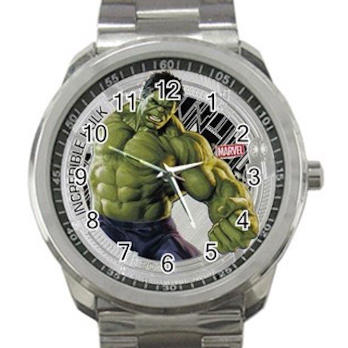 Incredible Hulk Avenger Unisex Sport Metal Watch