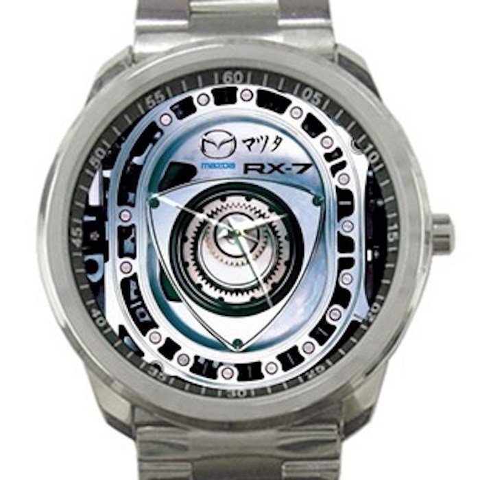 Mazda RX-7 Unisex Stainless Steel Sport Metal Watch