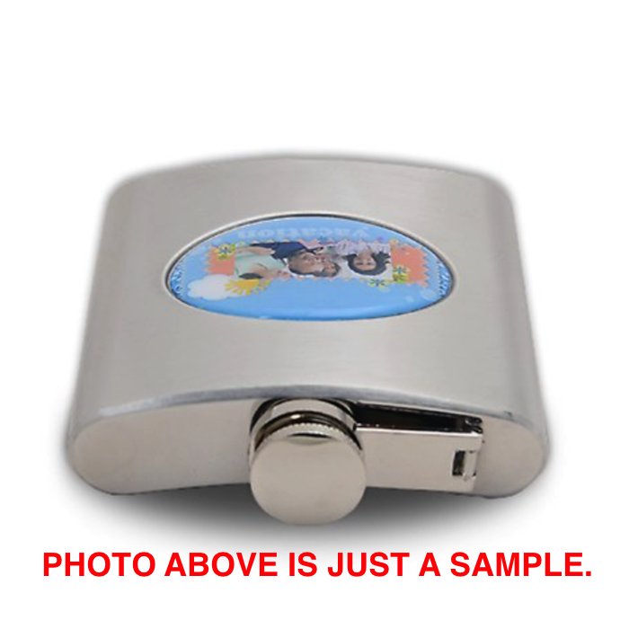 Purdue University Logol 6 oz Stainless Steel Hip Flask