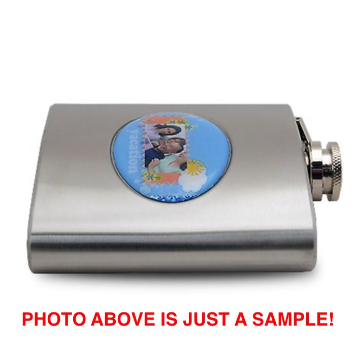 Purdue University Logol 6 oz Stainless Steel Hip Flask