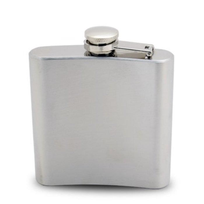 Purdue University Logol 6 oz Stainless Steel Hip Flask