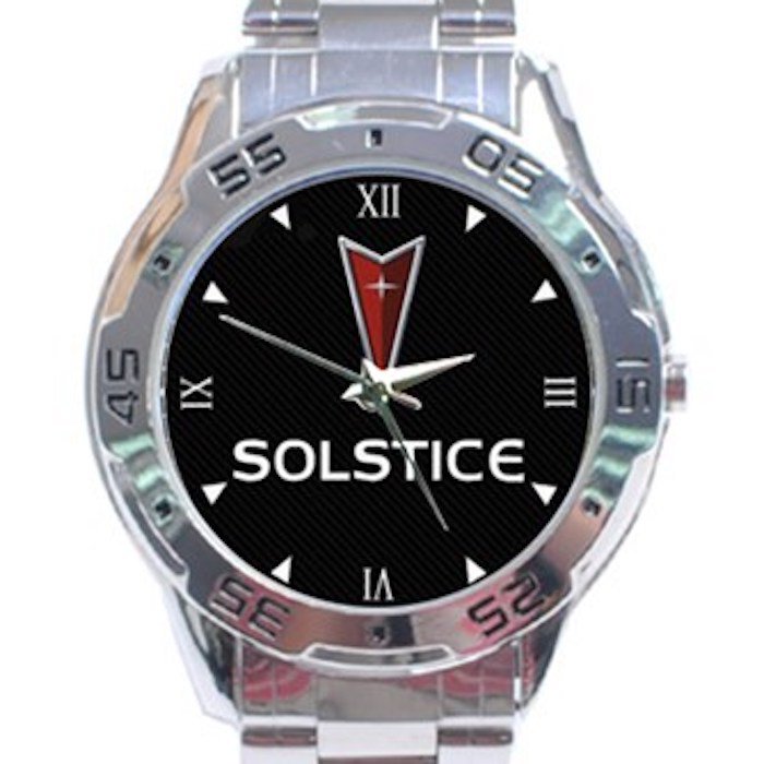 Pontiac Solstice Logo Stainless Steel Analogue Watch
