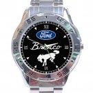 Ford Mustang Cobra Shelby Signature Logo Stainless Steel Analogue Watch