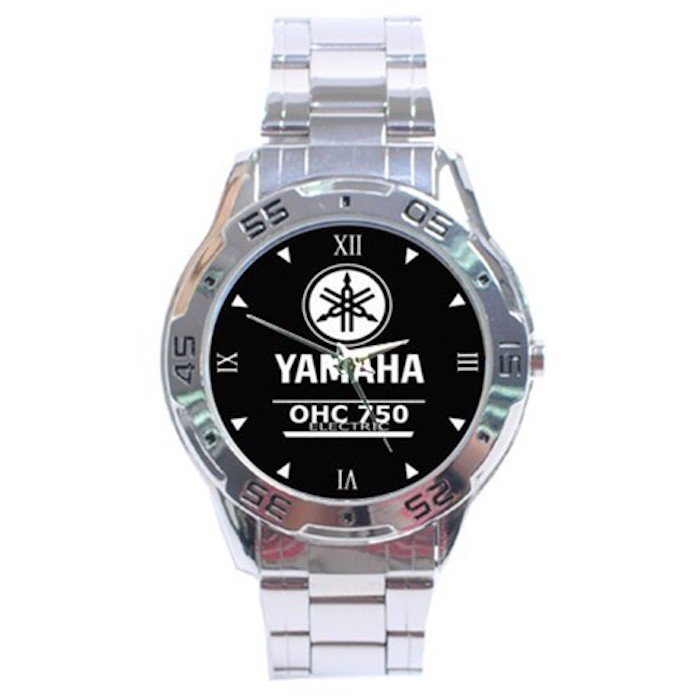 Yamaha OHC 750 Logo Stainless Steel Analogue Watch
