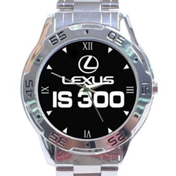 Lexus IS 300 Car Logo Stainless Steel Analogue Watch