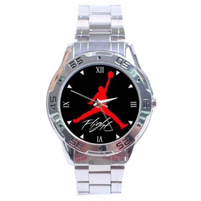 Michael Jordan Flight Logo Stainless Steel Analogue Watch