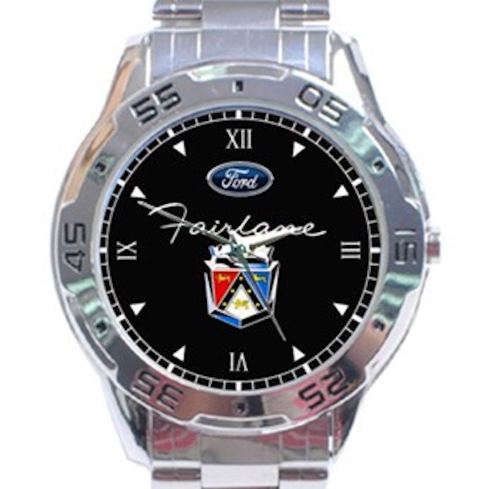 Ford Fairlane Logo Stainless Steel Analogue Watch
