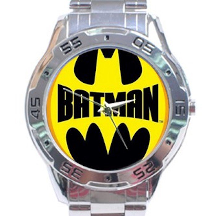 Batman Logo Stainless Steel Analogue Watch