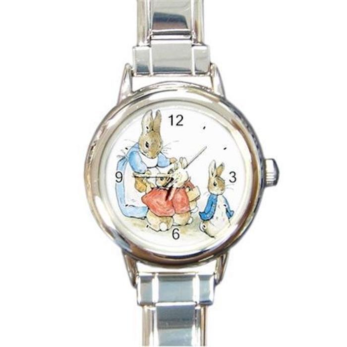 B. POTTER PETER RABBIT Round Italian Charm Watch