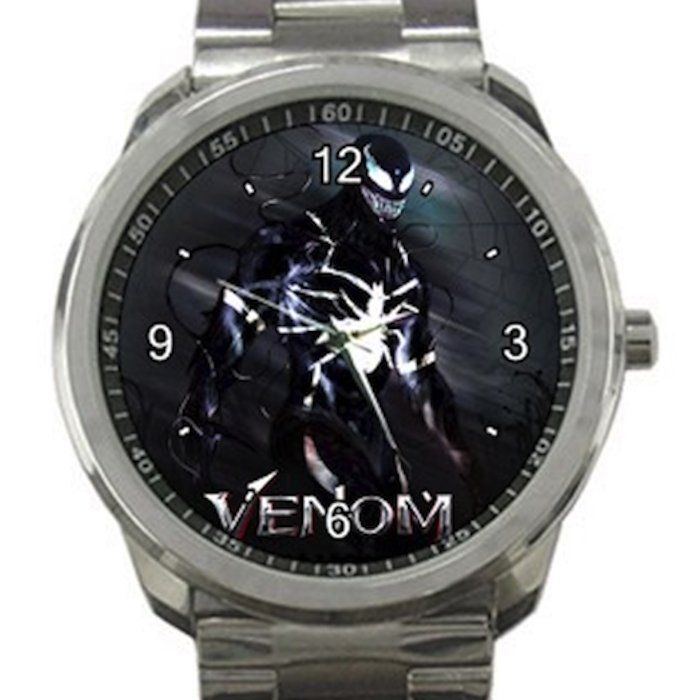 Marvel Comics Venom Spider-man Movie Unisex Sport Metal Watch