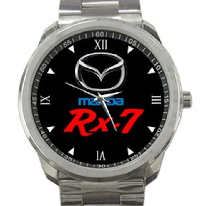 Mazda RX7 Car Logo Unisex Sport Metal Watch