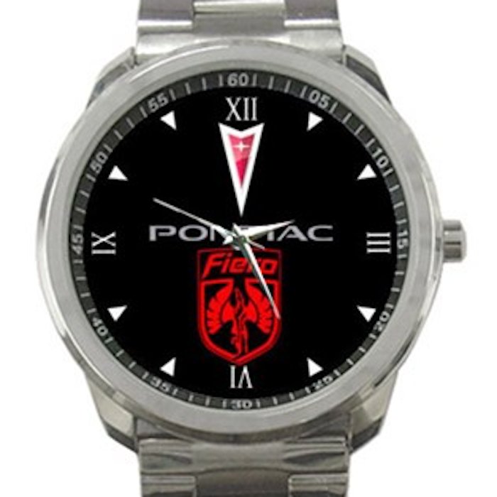 Pontiac Fiero Gt car Logo Unisex Sport Metal Watch