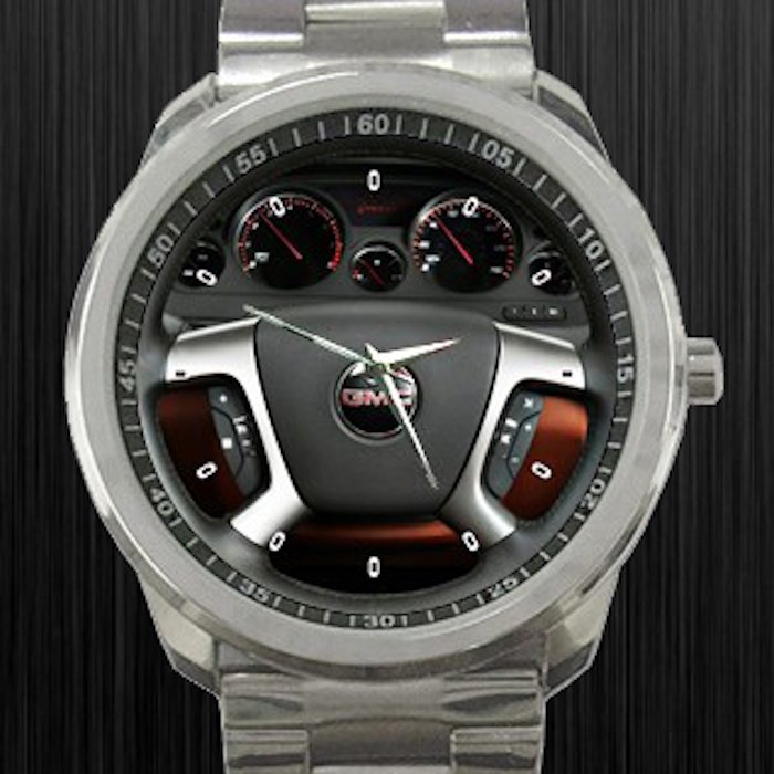 2011 GMC Acadia SUV SL Steering Wheel Unisex Sport Metal Watch
