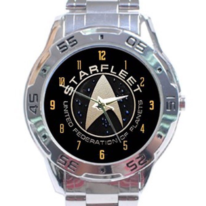 Star Trek Starfleet Gold Logo Stainless Steel Analogue Watch