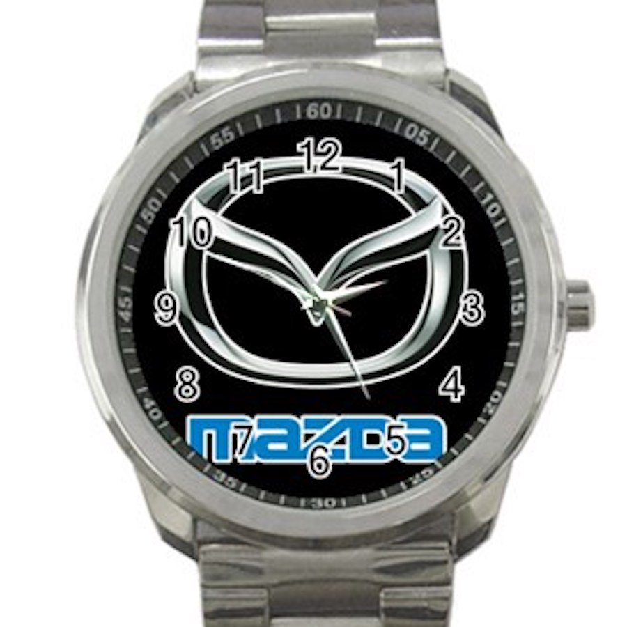 Mazda Car Logo Unisex Sport Metal Watch