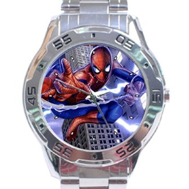 Lightning Spider-Man Unisex Stainless Steel Analogue Watch