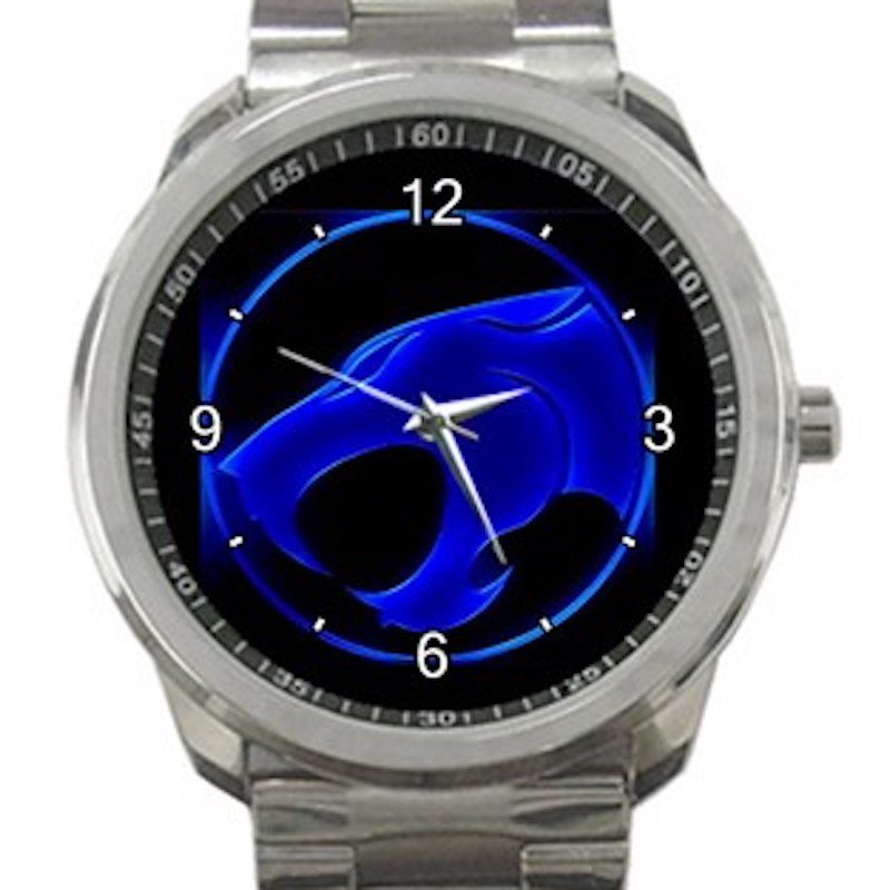 ThunderCats Animated Series Blue Logo Unisex Sport Metal Watch