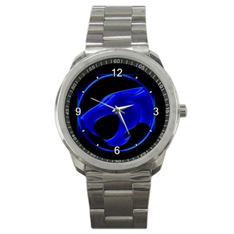 ThunderCats Animated Series Blue Logo Unisex Sport Metal Watch