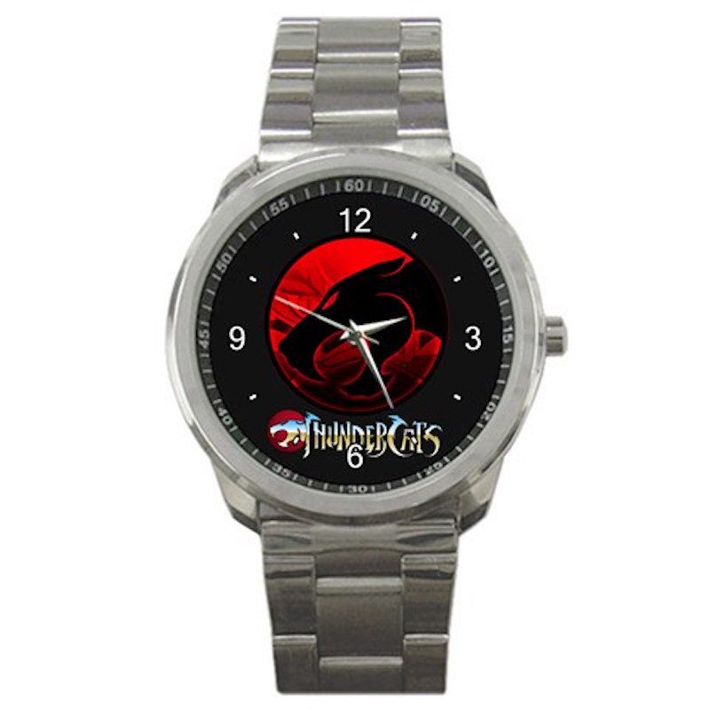 ThunderCats Animated Series Red Logo Unisex Sport Metal Watch