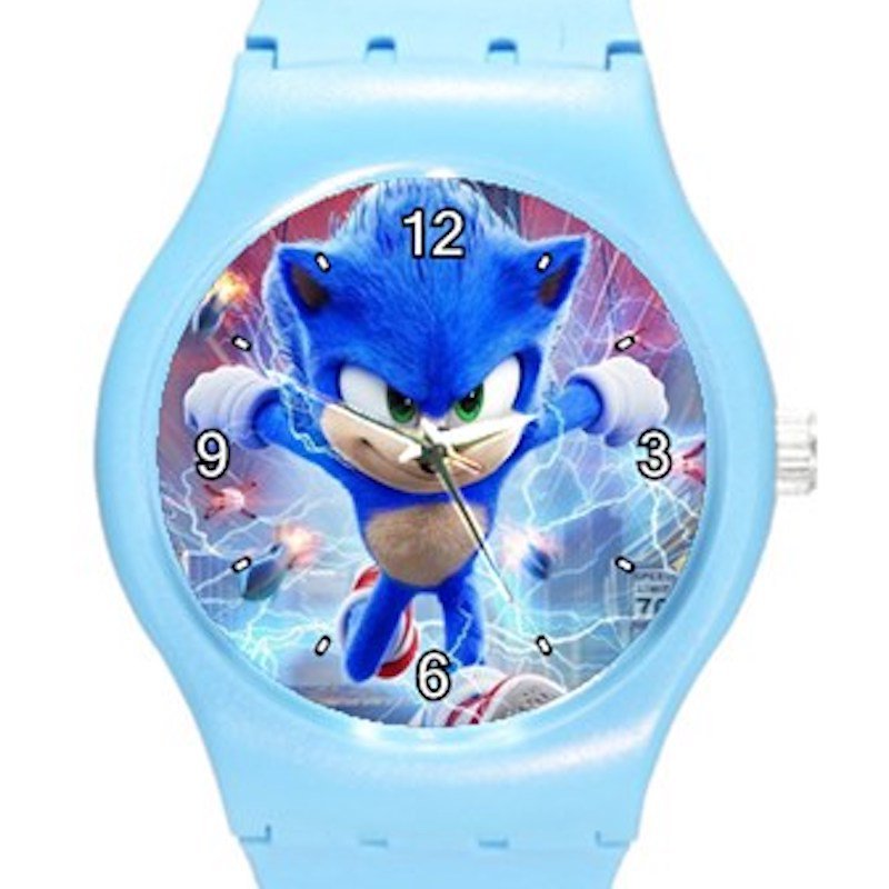 Sonic the Hedgehog Movie ICE Style Round TPU Medium Sports Watch-Blue