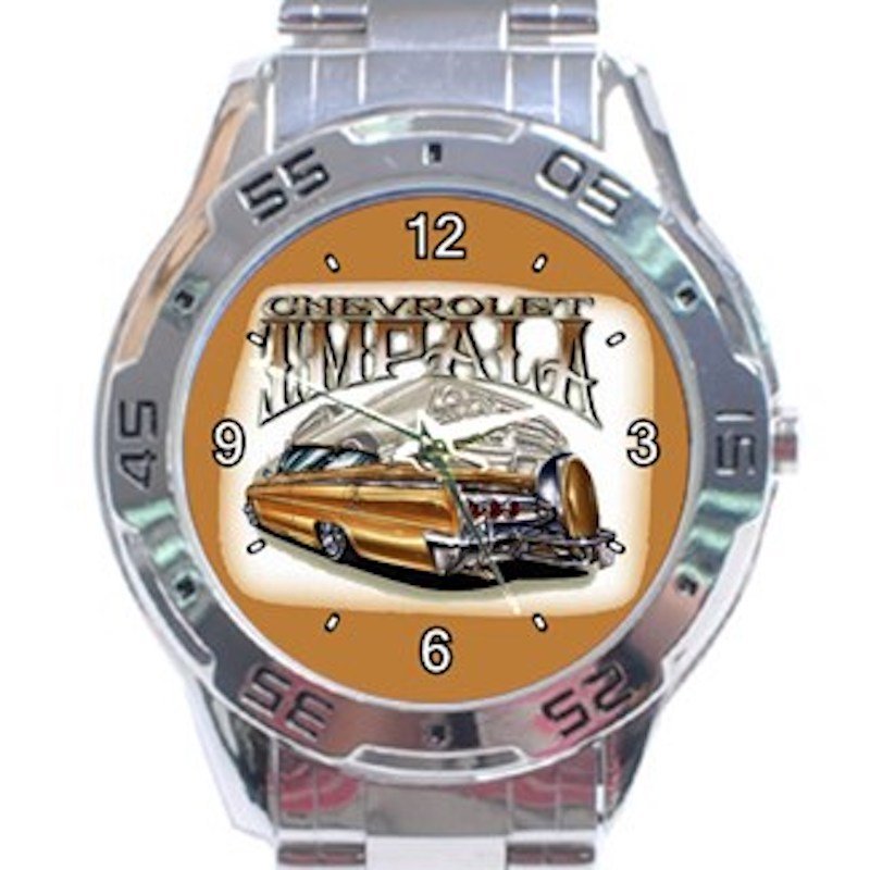 Chevrolet Impala Car Unisex Stainless Steel Analogue Watch
