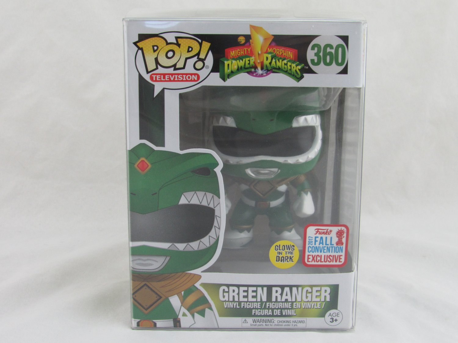 Funko Pop! Power Rangers Green Ranger #360 Fall Convention Exclusive GITD