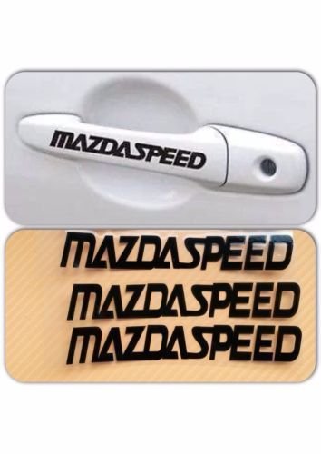 4pc Decal Sticker Set Window Vinyl Fit Car Auto MazdaSpeed Mazda 3 6