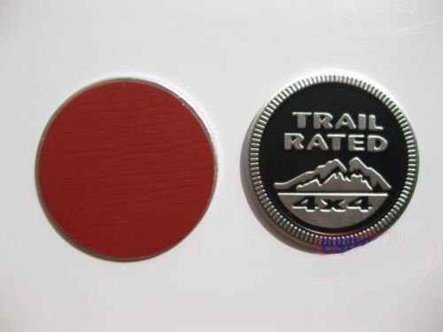 Trail Rated 4x4 Emblem Decal Badge Sticker For Jeep Trail Rated Emblem ...