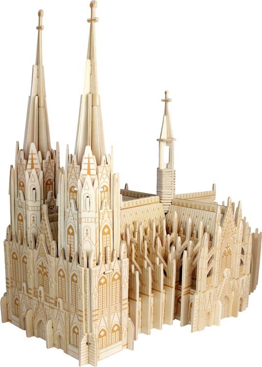 Cologne Cathedral Wooden model kit (P250)