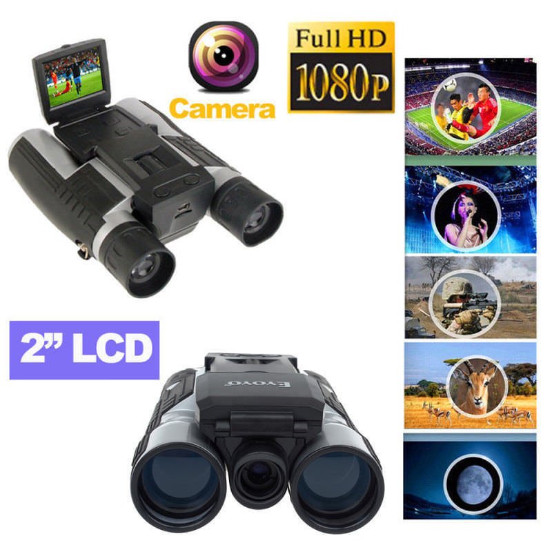 Full Hd Video Camera Telescope Digital Binocular Lcd Zoom Recording ...